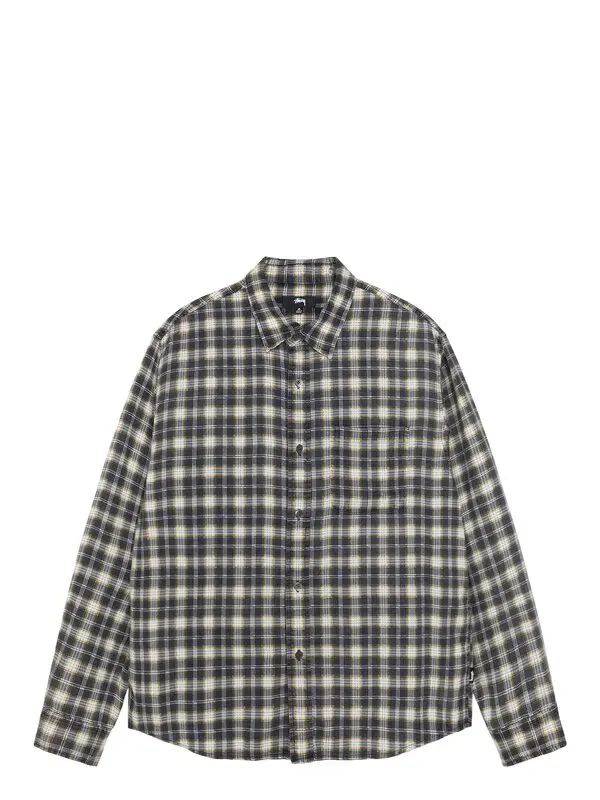 StÜssy Matthew Plaid Printed Shirt - Black