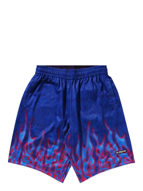 A BATHING APE Basketball Shorts - Purple