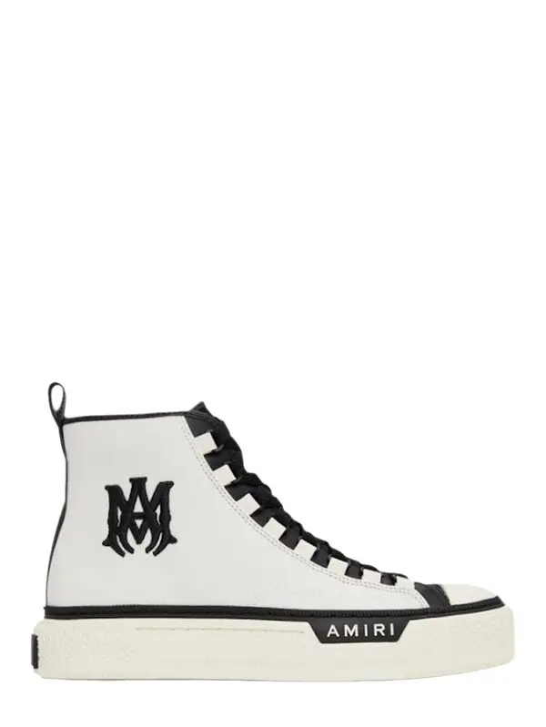 Amiri M.a. Logo Court High Sneakers - White