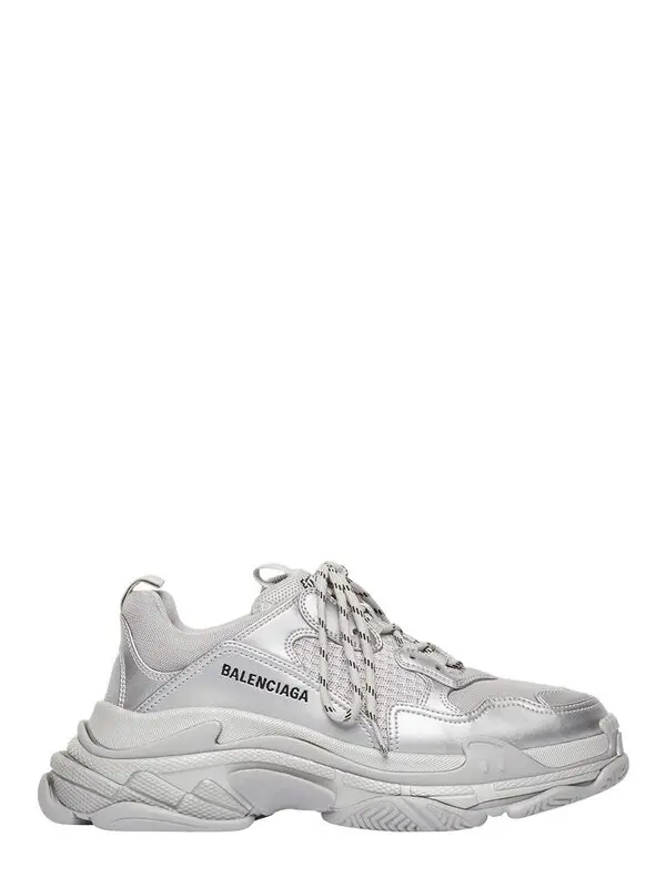 Balenciaga Triple S Sneaker - Silver