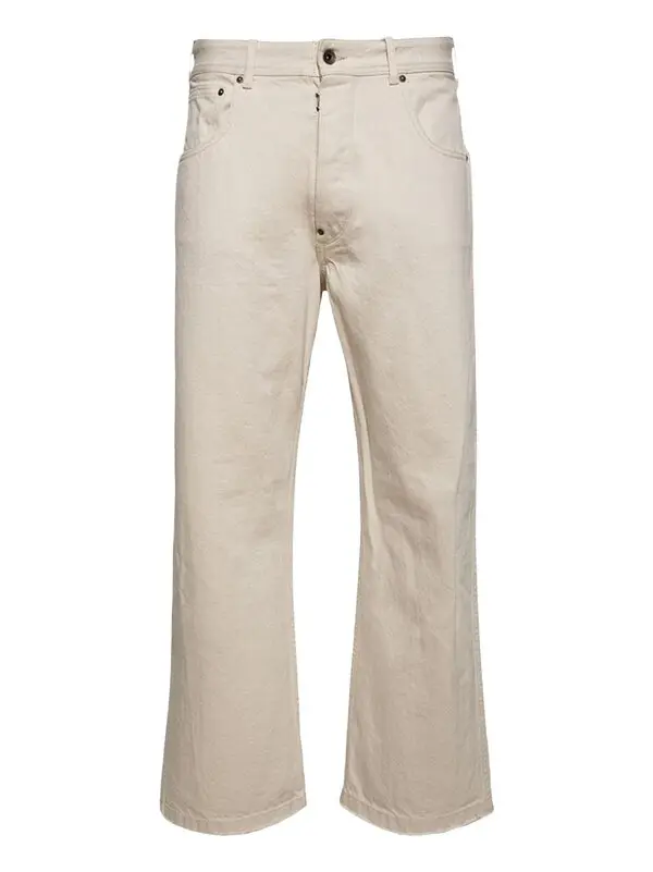 MAISON MARGIELA 5 Pockets Pants - White