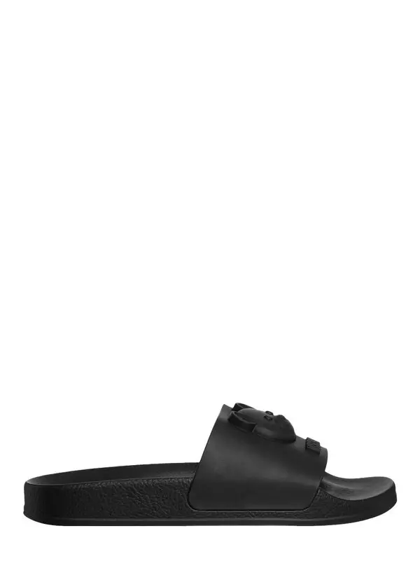 Moschino Pool Slides - Black