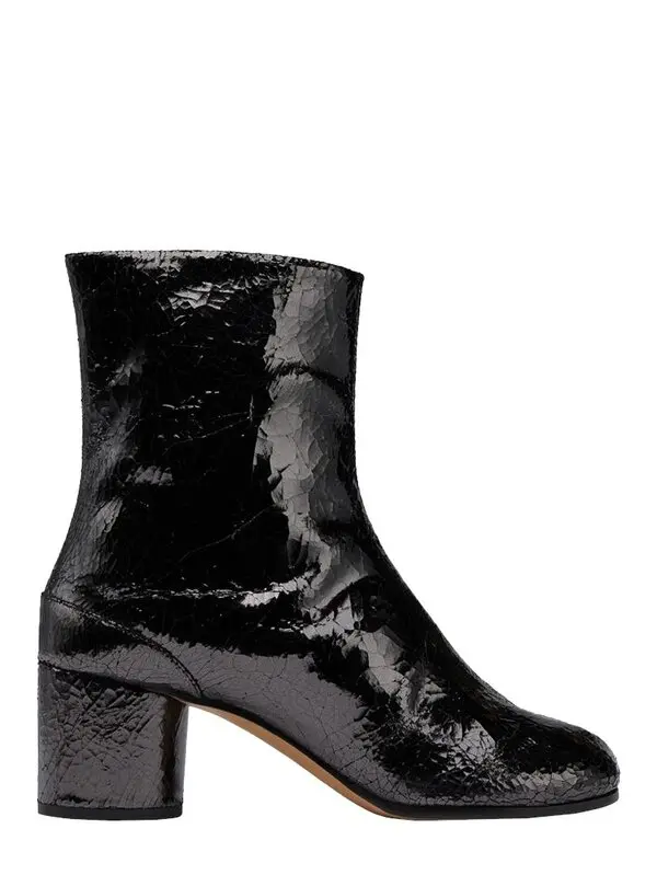MAISON MARGIELA Tabi Ankle Boot Broken Mirror - Black