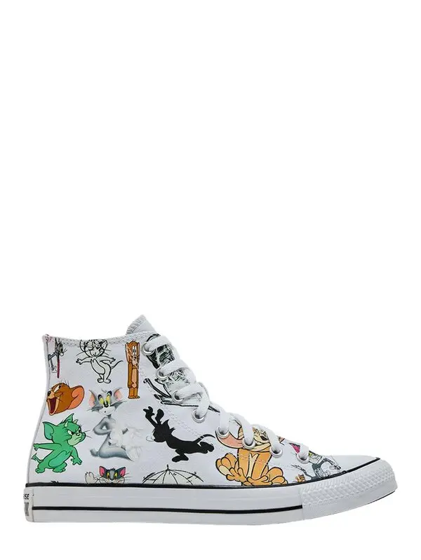 CONVERSE Tom & Jerry X Chuck Taylor All Star High Top Sneakers - White