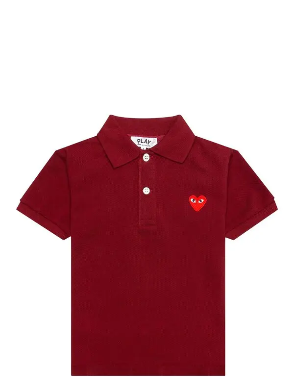 Play Comme Des Garcon Polo Shirt - Red