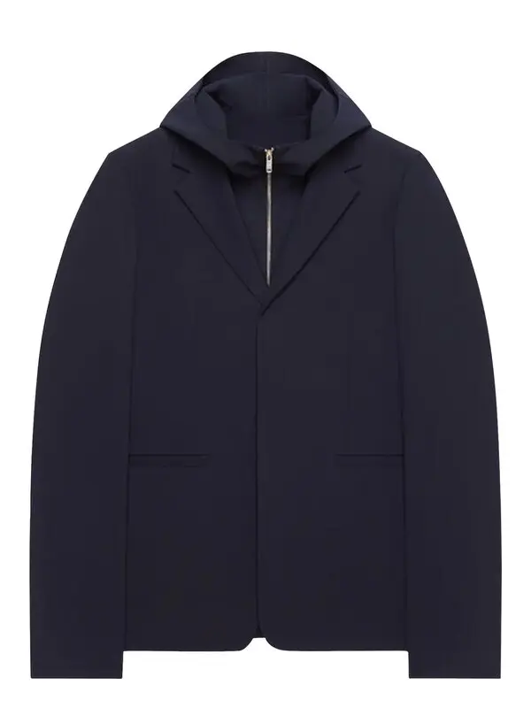 Givenchy Single-breasted Layered Hooded Vest - Blue