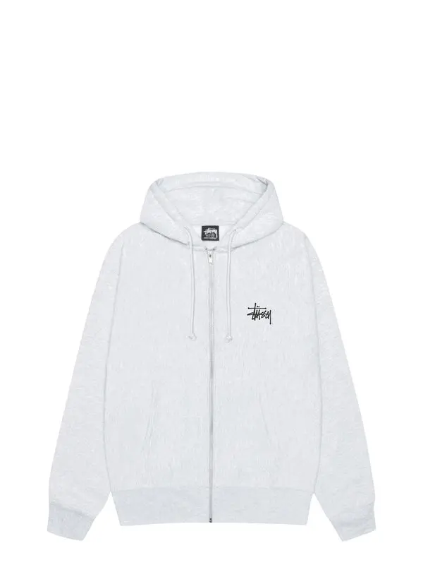 StÜssy Basic Zip Hoodie - Grey
