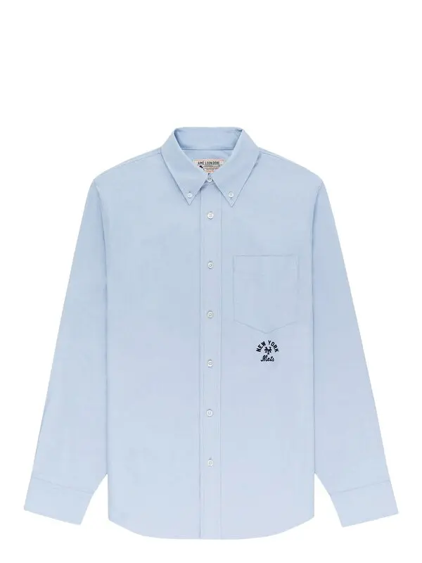 Aimé Leon Dore X New York Mets Oxford Shirt - Blue