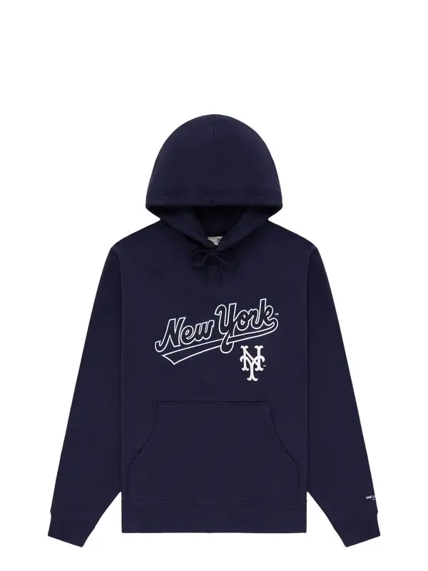 Aimé Leon Dore X New York Mets Logo Hoodie - Blue