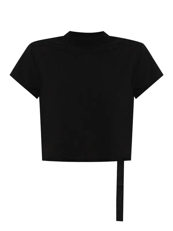Rick Owens Cropped Level T-shirt - Black