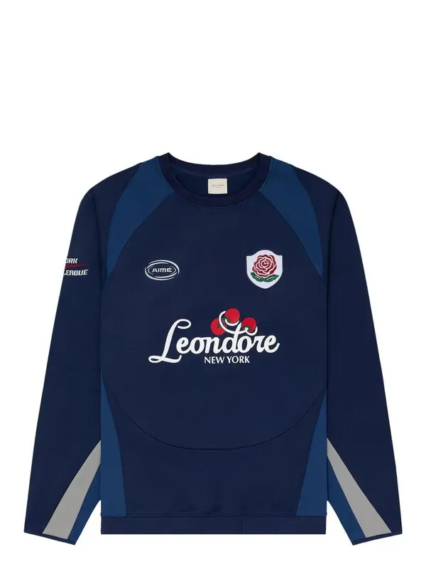 Aimé Leon Dore Team Leon Crewneck Sweatshirt - Blue