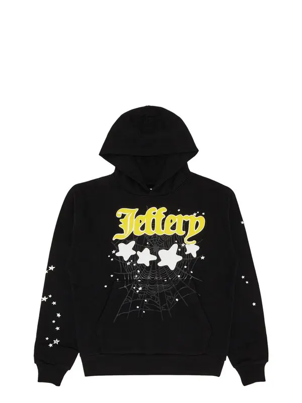 SP5DER Jeffery Hoodie - Black