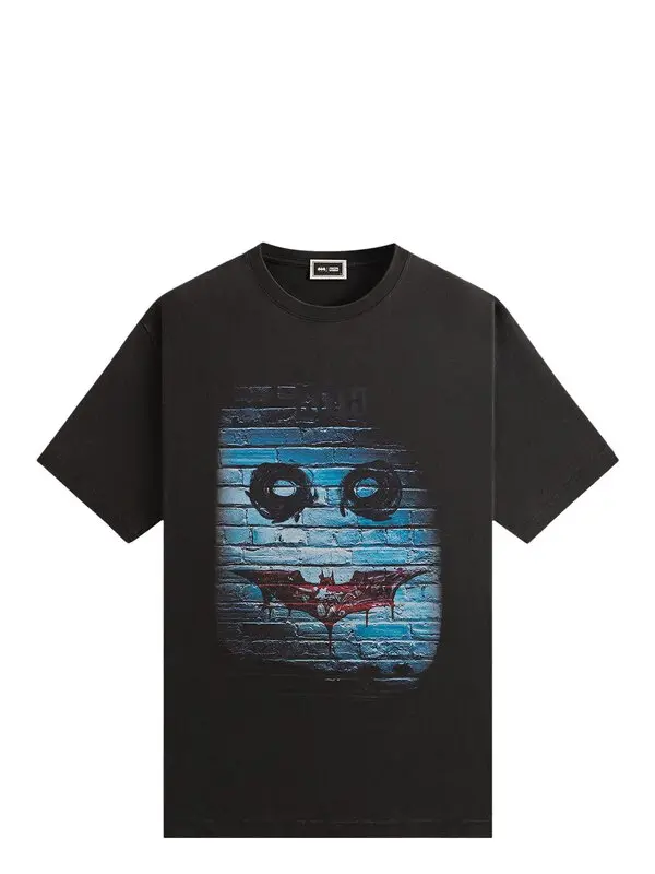 Kith X Batman Dark Knight Teaser Vintage Tee - Black