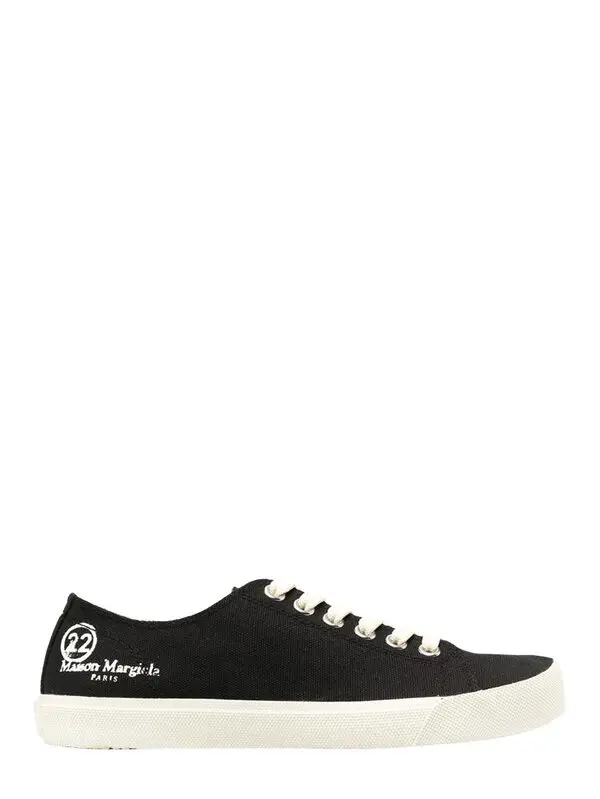 MAISON MARGIELA Tabi Lace Up Sneakers - Black