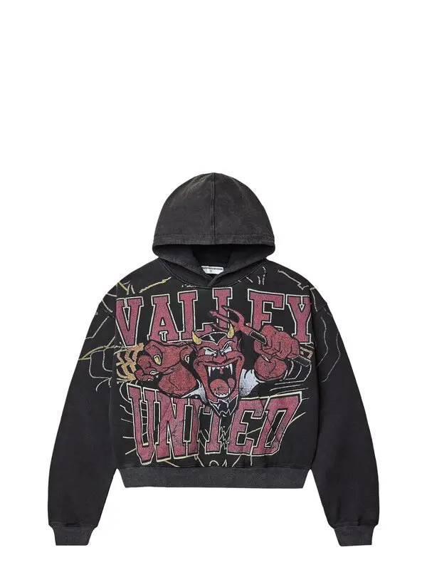 VALE FOREVER Valley Mascot Pullover Hoodie - Black
