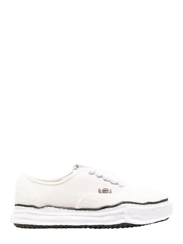 Mihara Yasuhiro Baker Og Sole Sagara Embroidery Low Sneakers - White