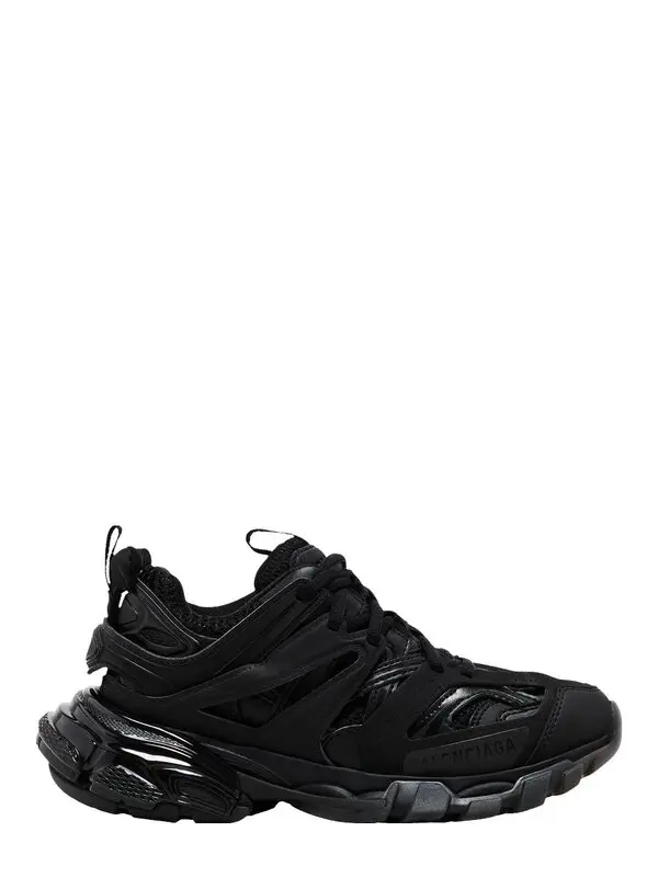 Balenciaga Track Sneaker With Clear Sole - Black