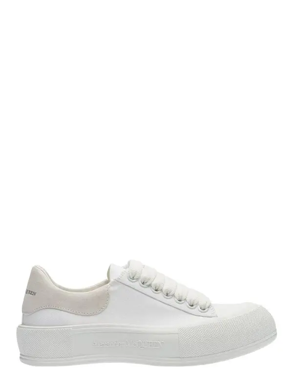Alexander McQueen Deck Lace-up Plimsoll - White