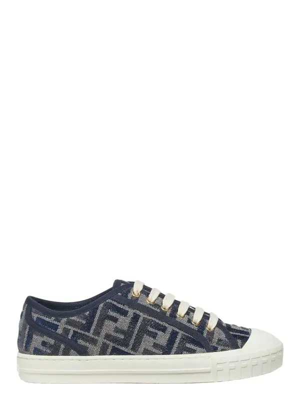 Fendi Ff Motif Domino Denim - Blue