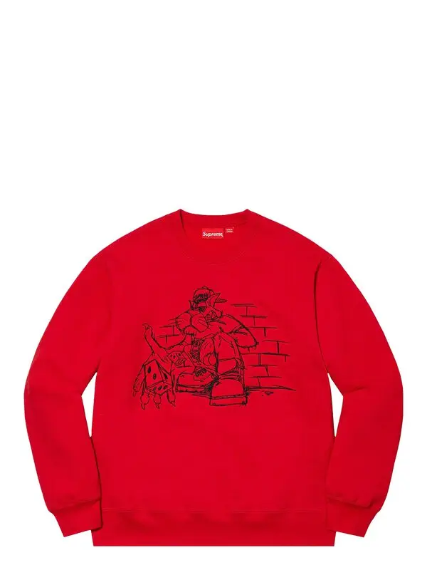 Supreme Dice Crewneck - Red
