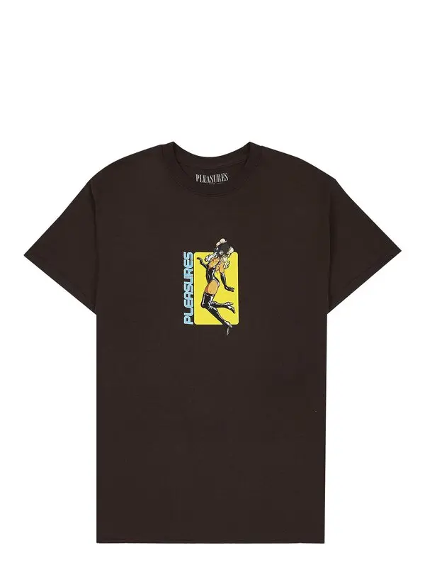 PLEASURES Baked Short-sleeve Tee - Brown
