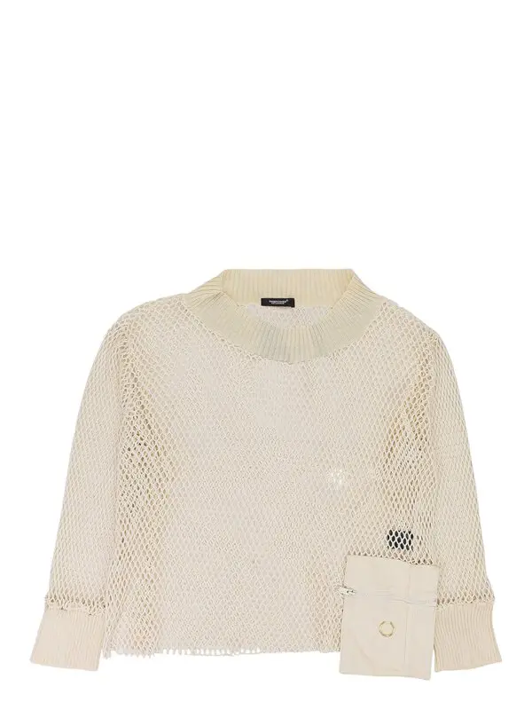 UNDERCOVERISM Patch Pocket Sweater - Cream