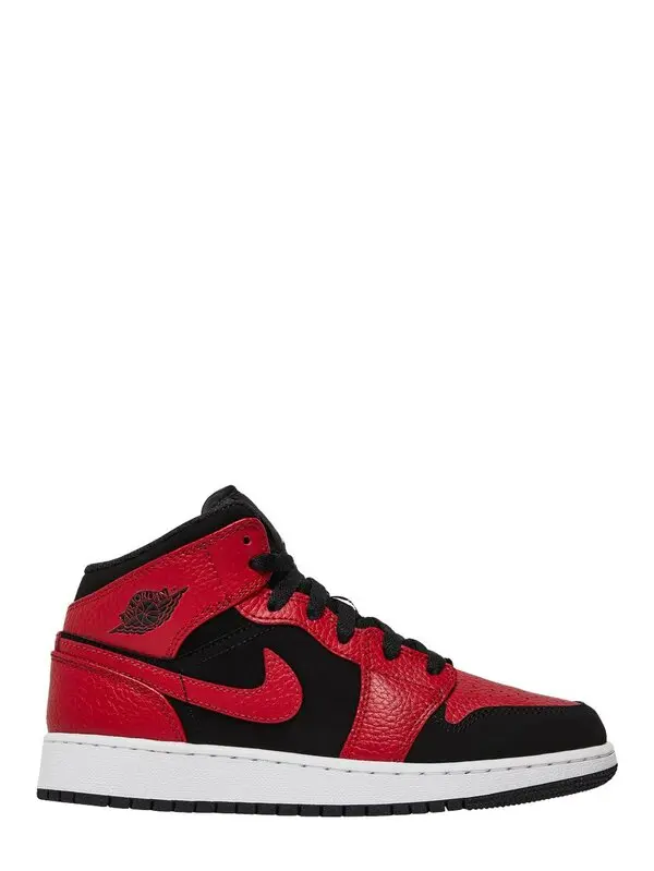 JORDAN 1 Mid Gs Sneakers - Red