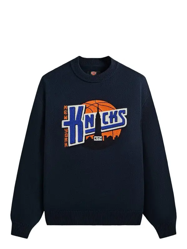 Kith For The New York Knicks Ball Lewis Sweater - Blue