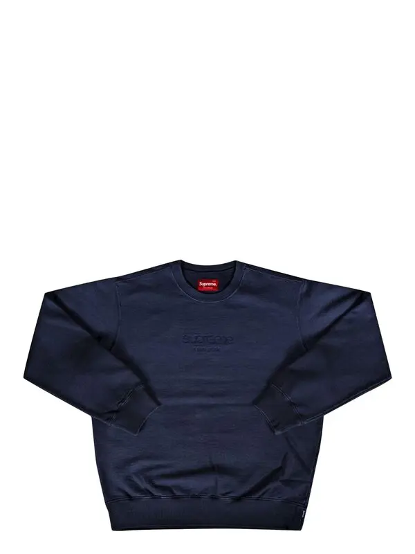 Supreme Dipped Crewneck - Blue