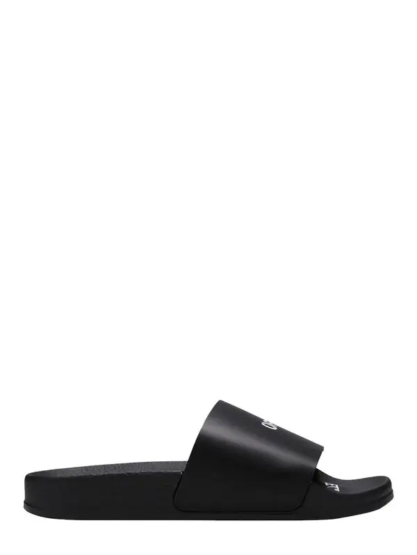 Off-White Pool Sliders - Black