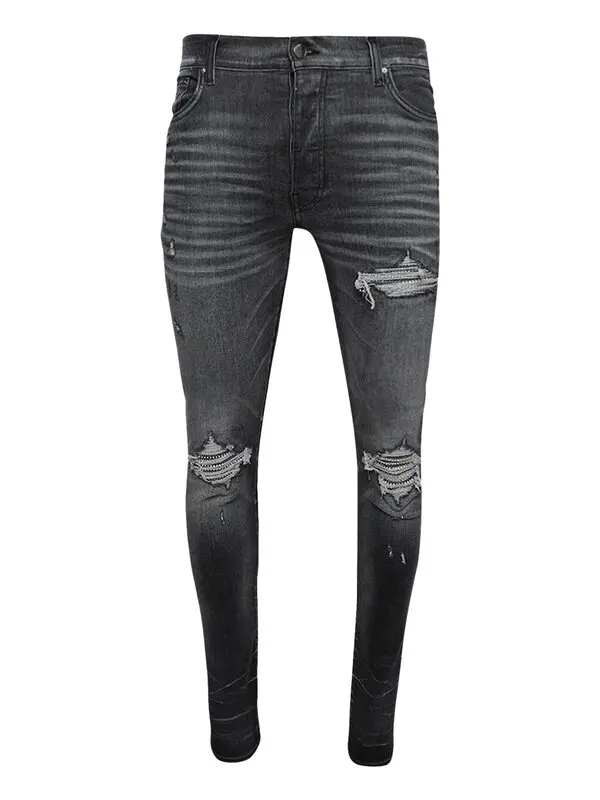 Amiri Crystal Mx1 Jean - Grey