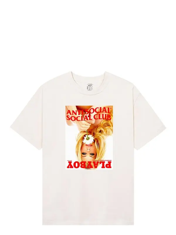 ANTI SOCIAL SOCIAL CLUB X Playboy Of The Year Tee - Cream