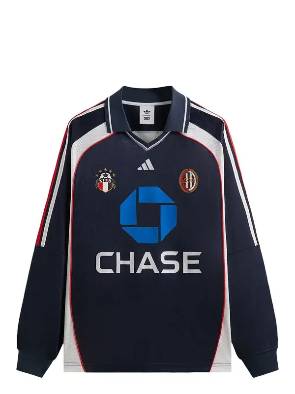 Kith For Adidas Football Chase Long-sleeve Jersey - Blue