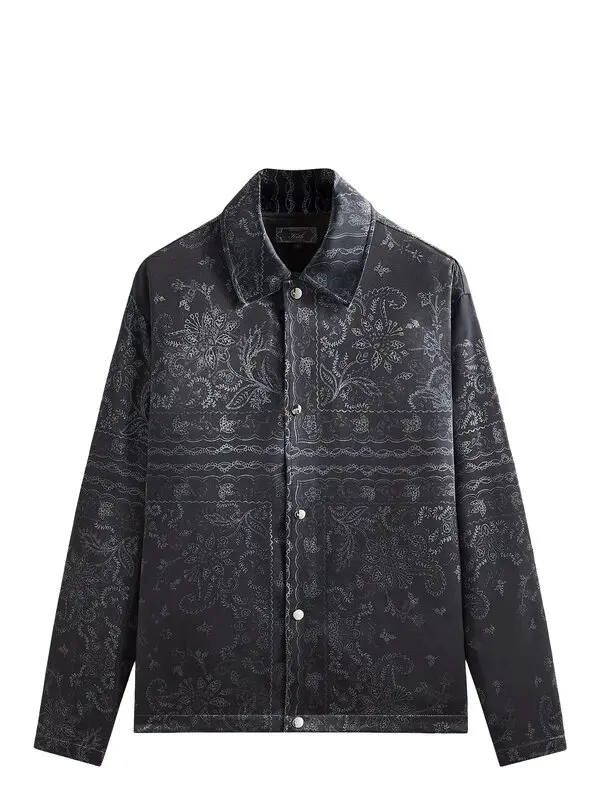 Kith Panelled Bandana Long-sleeve Coaches Jacket - Black