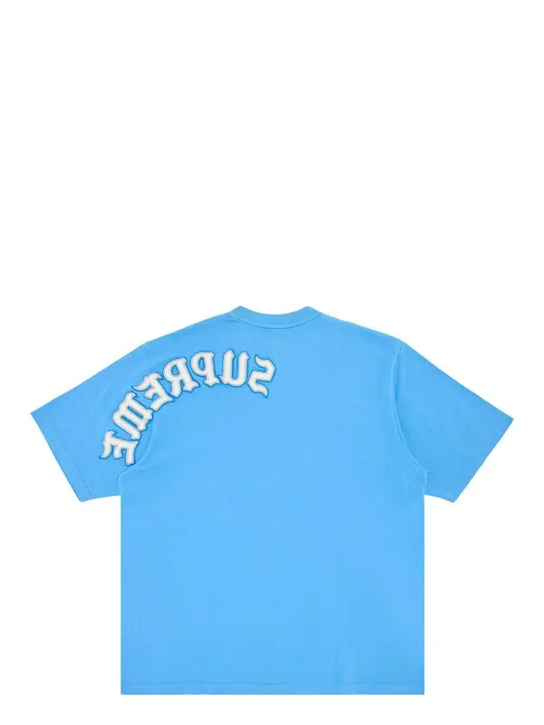 Supreme Brushed Arc Short-sleeve Top - Blue