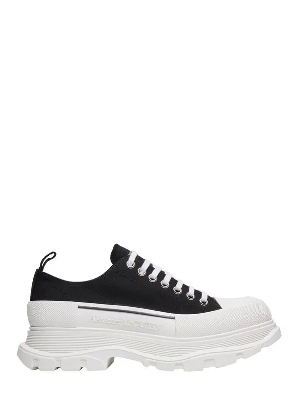 Alexander McQueen Tread Slick Lace Up - Black