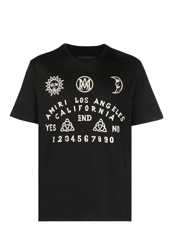 Amiri Ouija Board Tee - Black