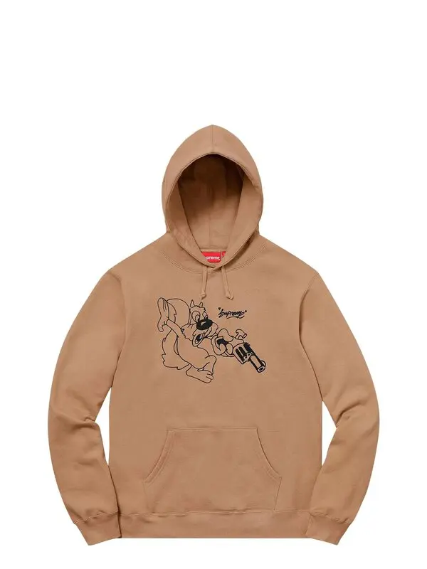 Supreme Lee Hooded Sweatshirt - Brown