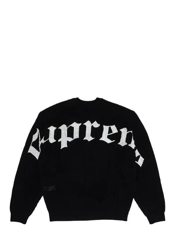 Supreme Printed Sweater - Black