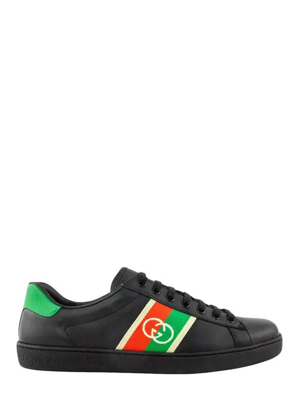 Gucci Ace Interlocking G Sneakers - Black