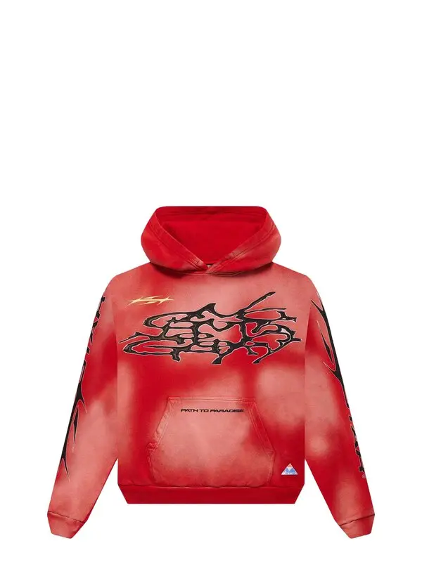 HELLSTAR Racer Hoodie - Red