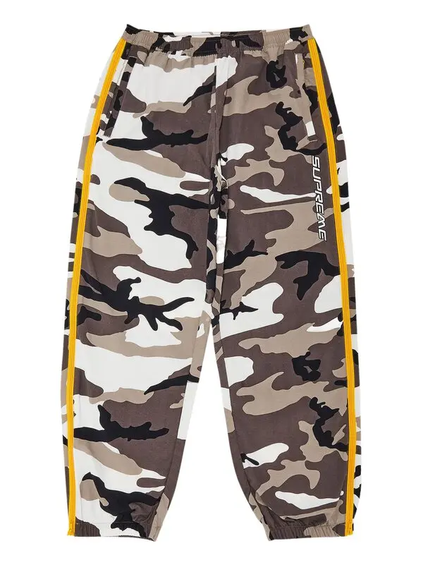 Supreme Contrast Zip Warm Up Pant - Multicolor