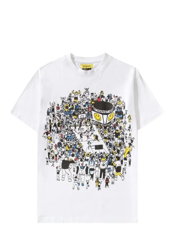 MARKET World Bball Game Tee - White