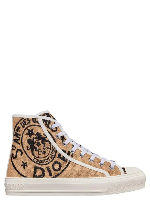 Dior Walk'n' High-top Sneakers - Tan