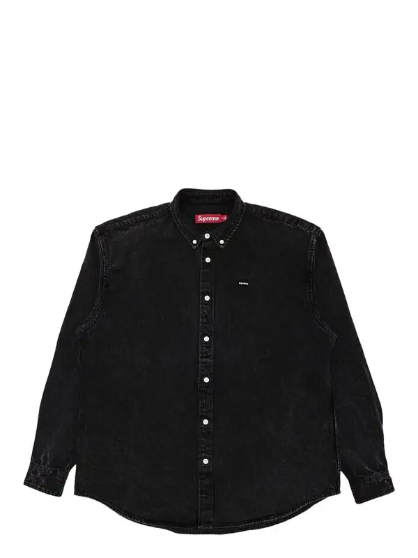 Supreme Small Box Denim Shirt - Black
