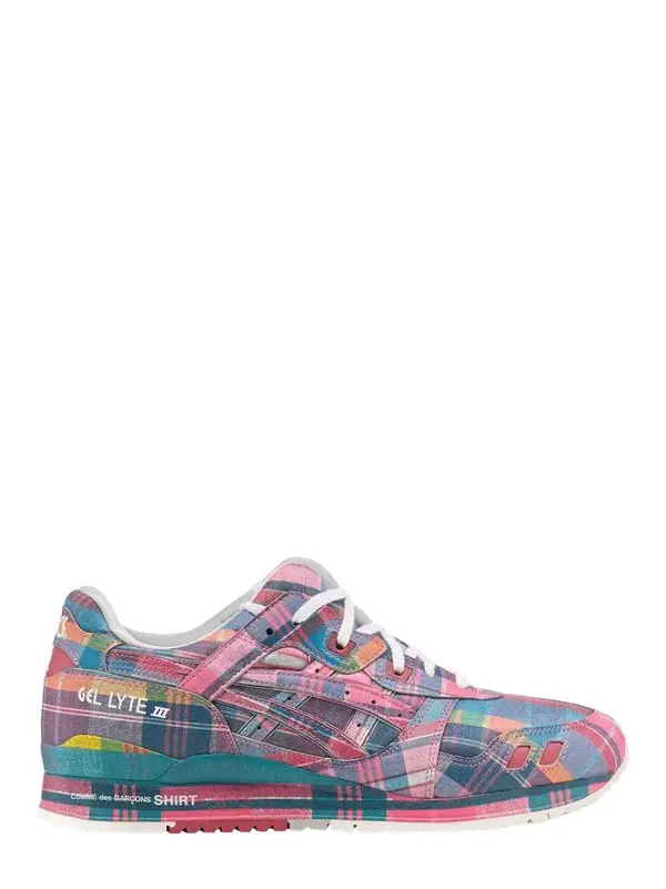 Asics Comme Des Garçons Shirt X Gel Lyte 3 '07 Remastered Plaid Sneakers - Pink