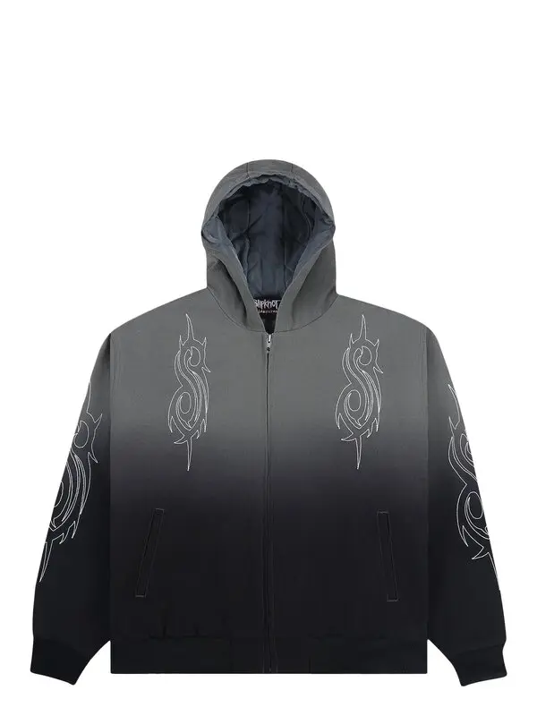 PLEASURES Star Hooded Jacket - Grey