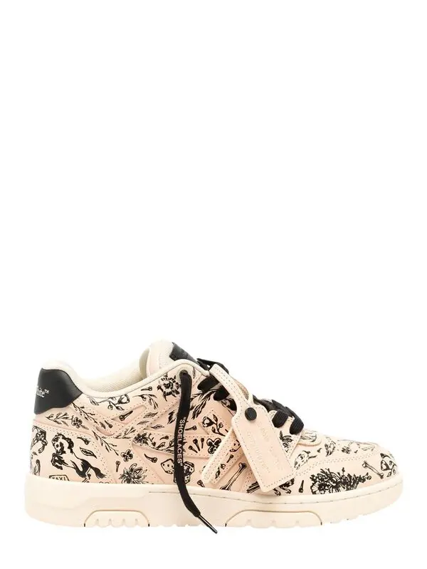 Off-White Out Of Office Graphic Print Sneakers - Cream