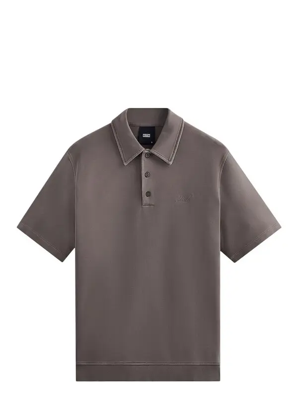 Kith Interlock Graham Polo - Purple