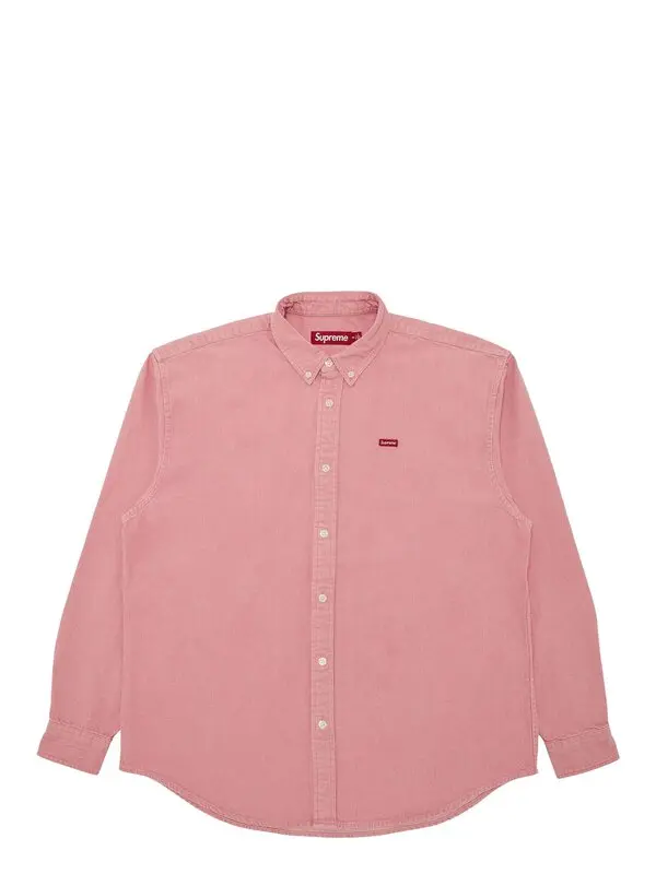 Supreme Small Box Denim Shirt - Pink